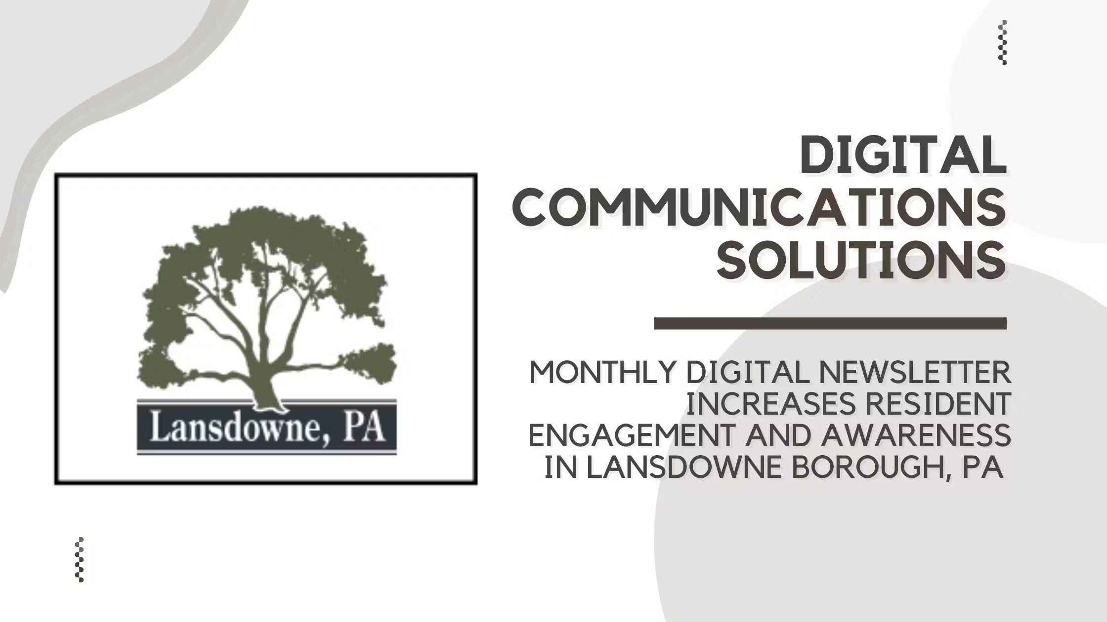 Monthly Digital Newsletter Provides New Opportunities for Resident ...